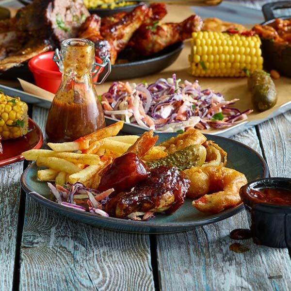 Rustic Oval Plate Green 25 x 22cm