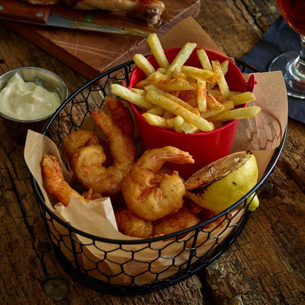 Genware Black Wire Basket 24 x 18cm