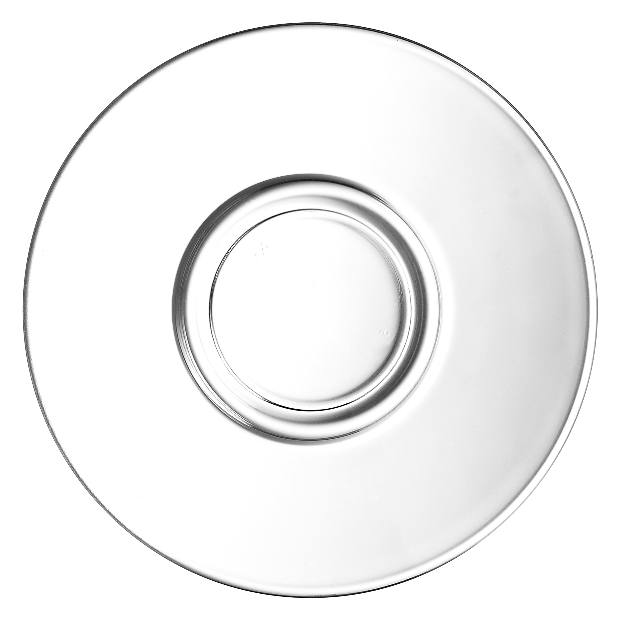 Voluto Glass Coffee Saucers 14.4cm