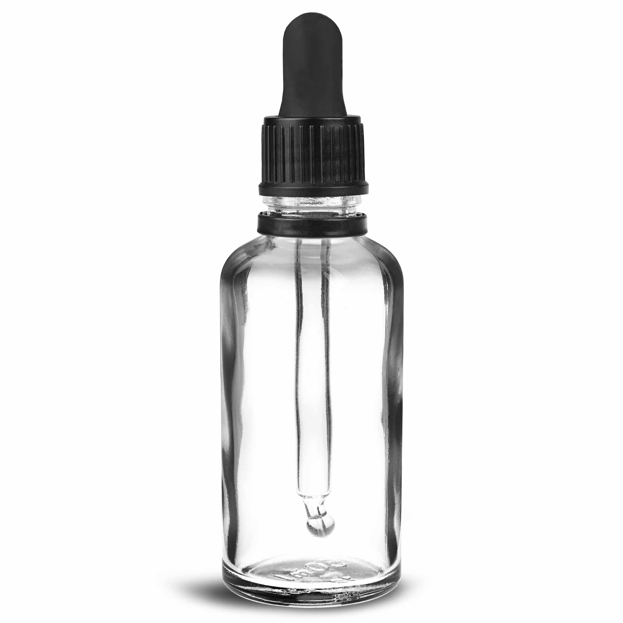 Glass Dropper Bottle with Pipette 50ml