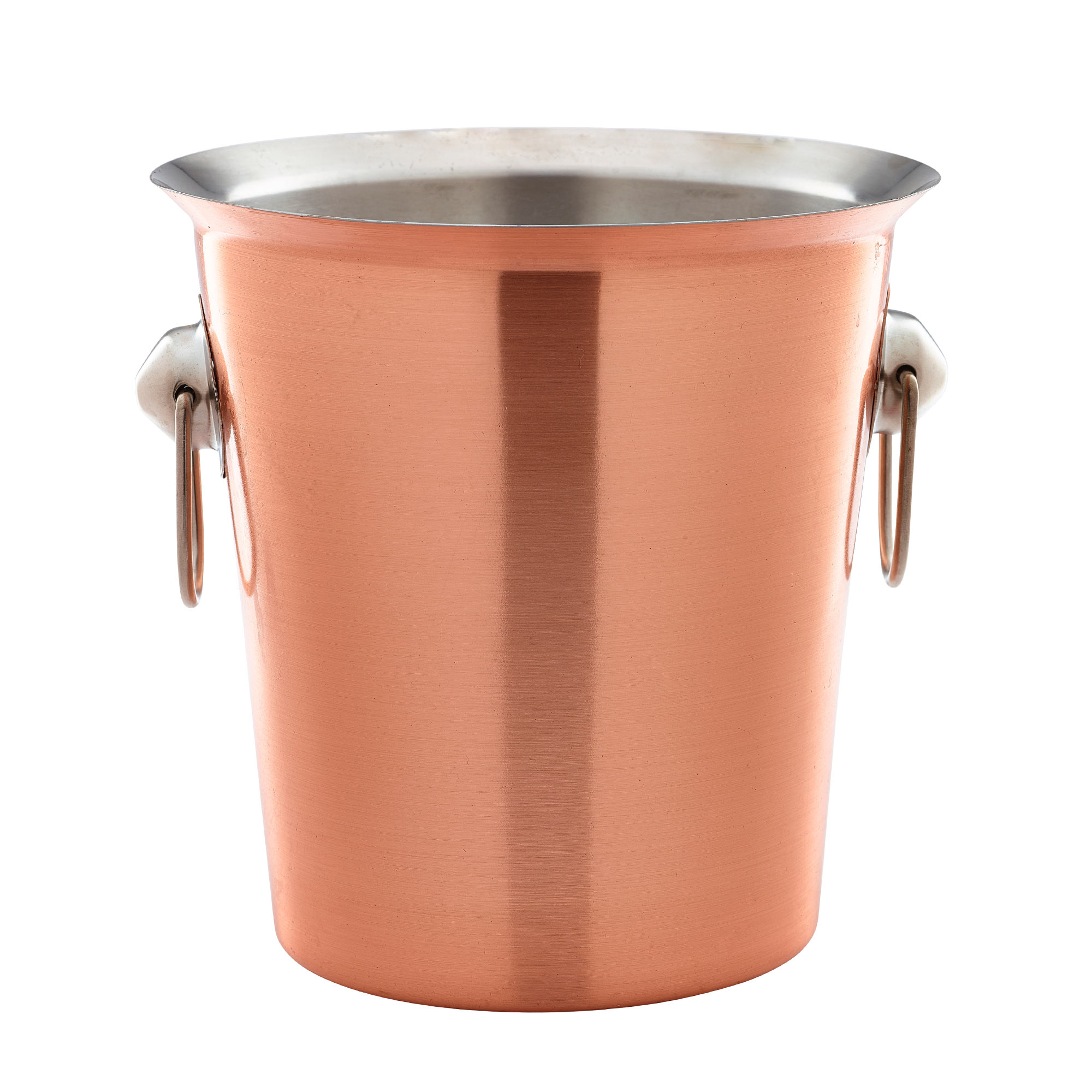 Copper Wine Bucket With Ring Handles