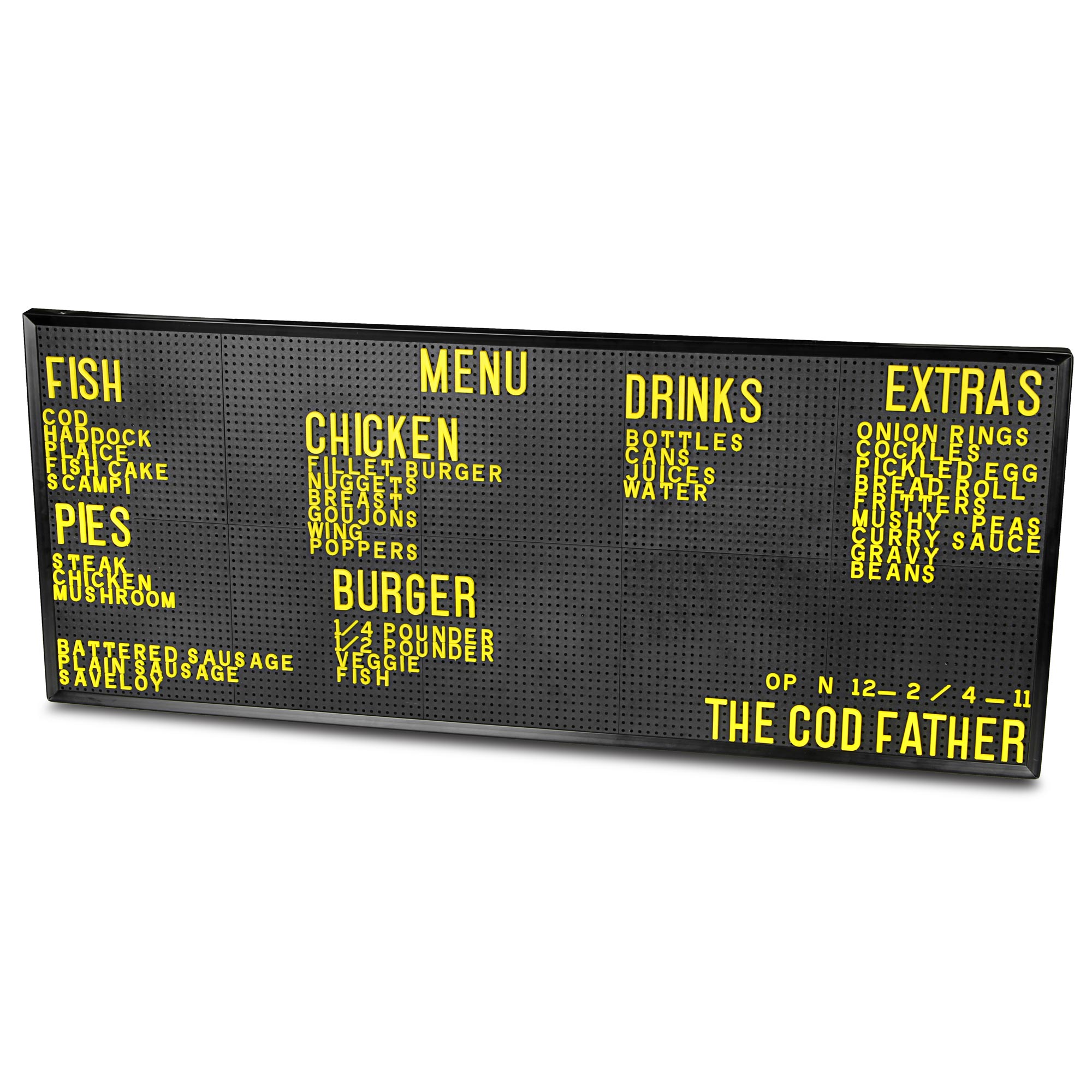 Design-A-Sign Peg Board 12 x 30inch