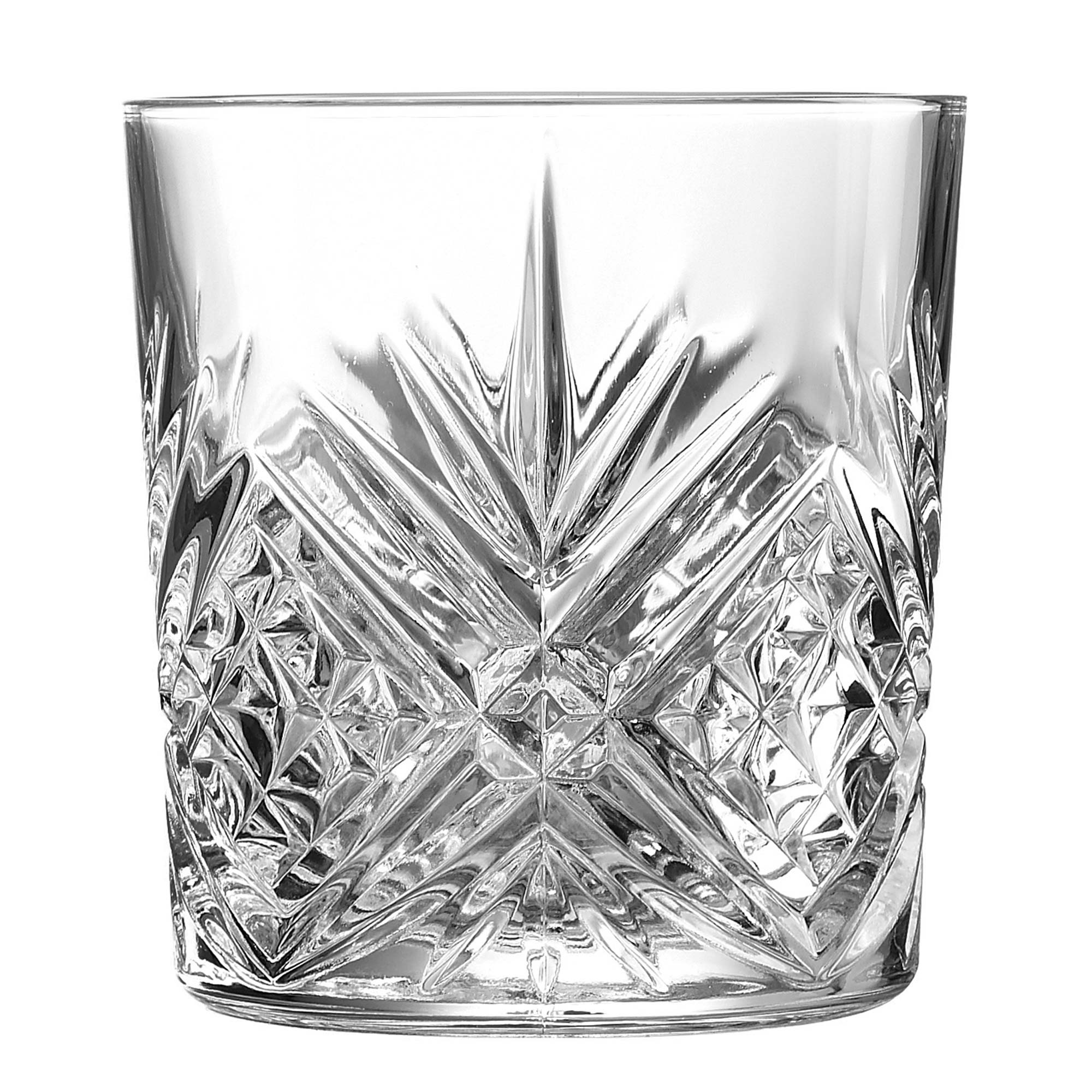Broadway Crystal Cut Old Fashioned Glasses 10.5oz / 300ml