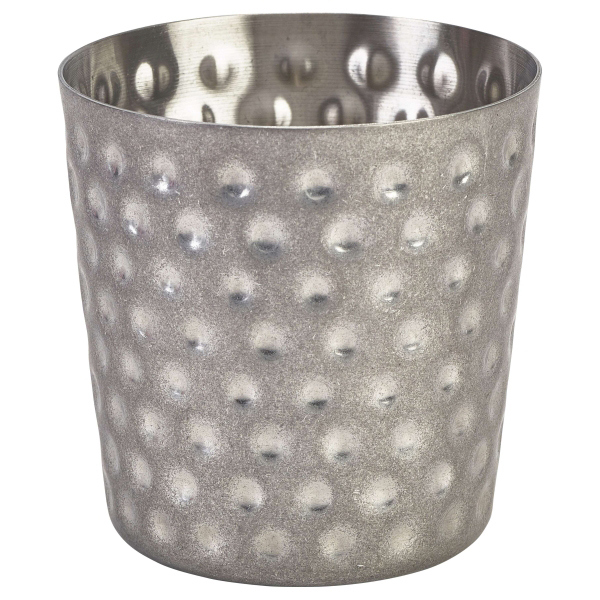 GenWare Vintage Hammered Steel Serving Cup 8.5cm
