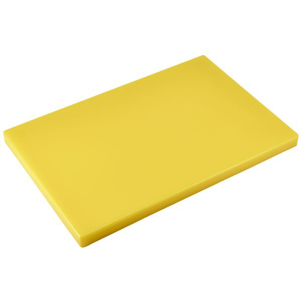 Colour Coded Chopping Board 1inch Yellow - Cooked Meats