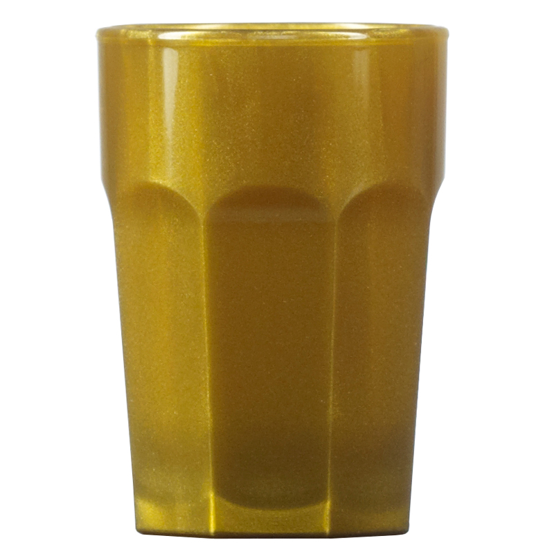 Elite Remedy Polycarbonate Shot Glasses CE Gold 0.9oz / 25ml