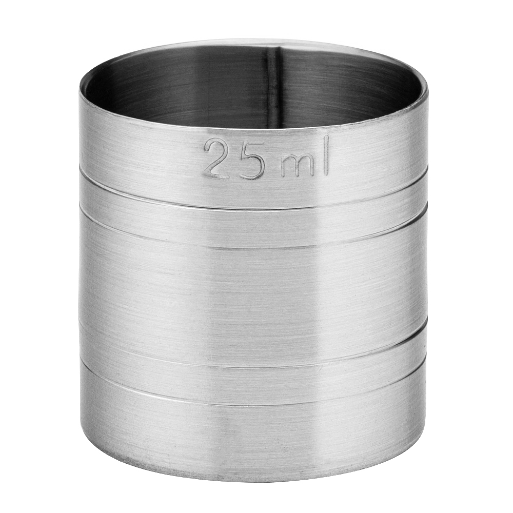 Stainless Steel Thimble Bar Measure CE 25ml
