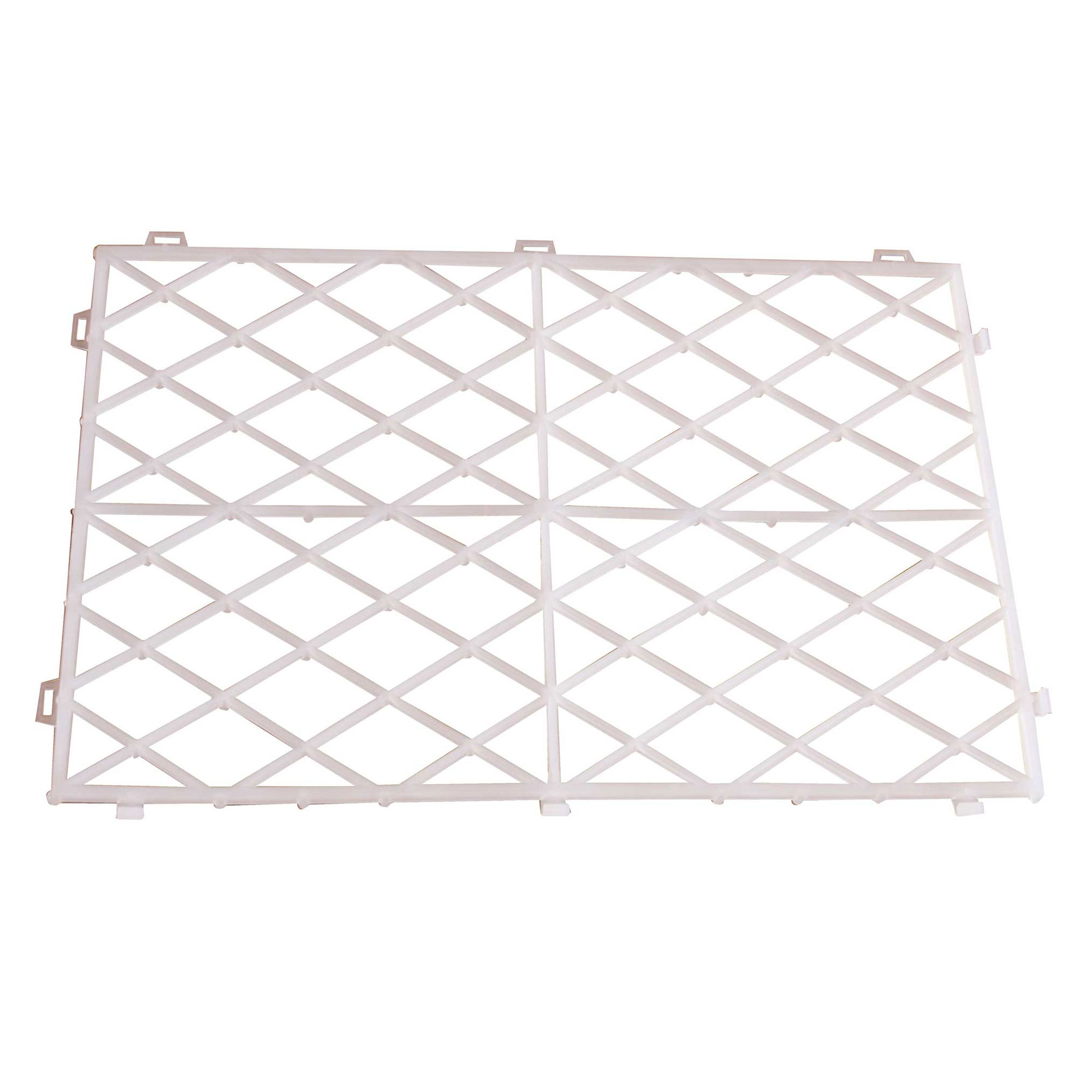 White Glass Stacking Mats 12 x 8inch