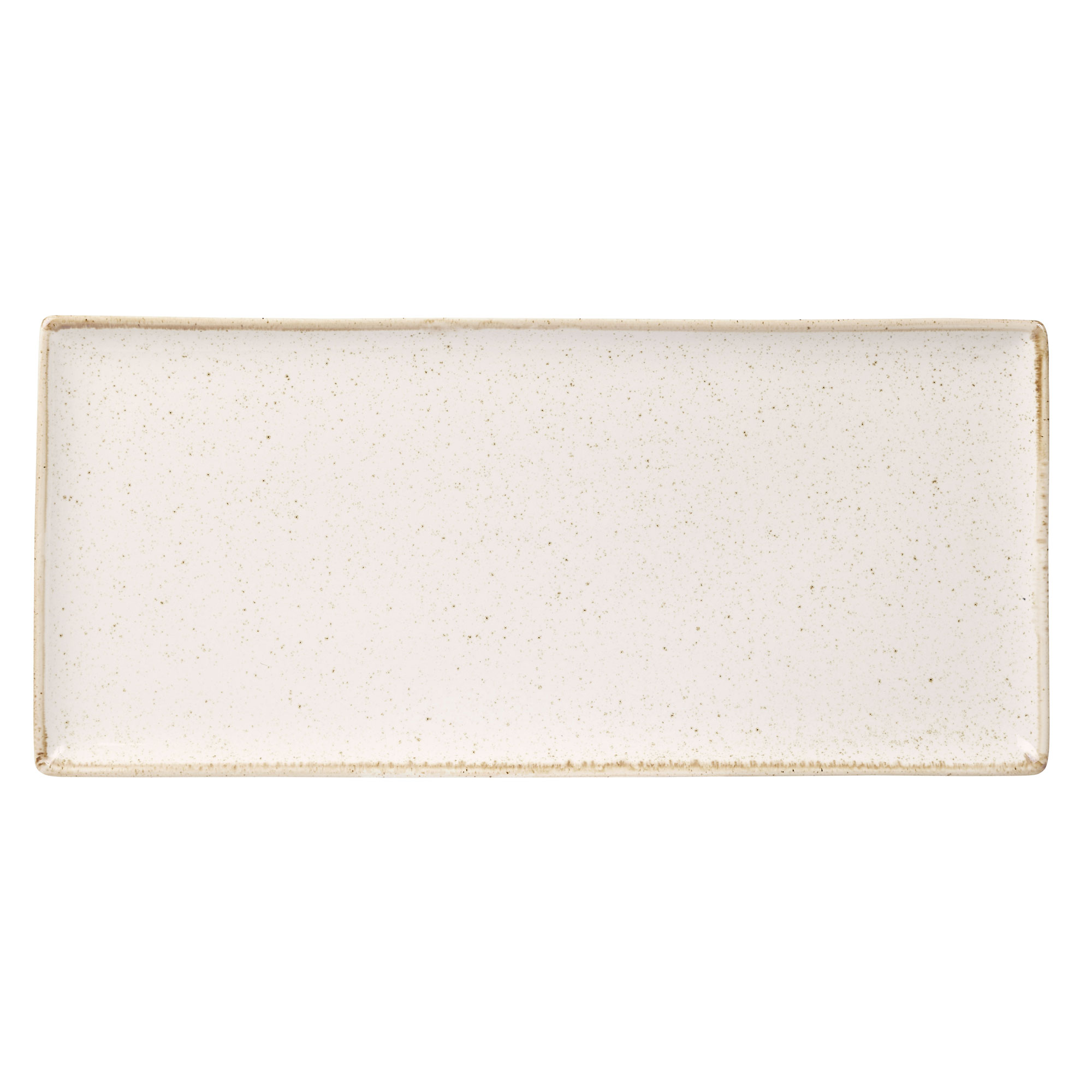 Seasons Oatmeal Rectangular Platter 13.75inch / 35cm