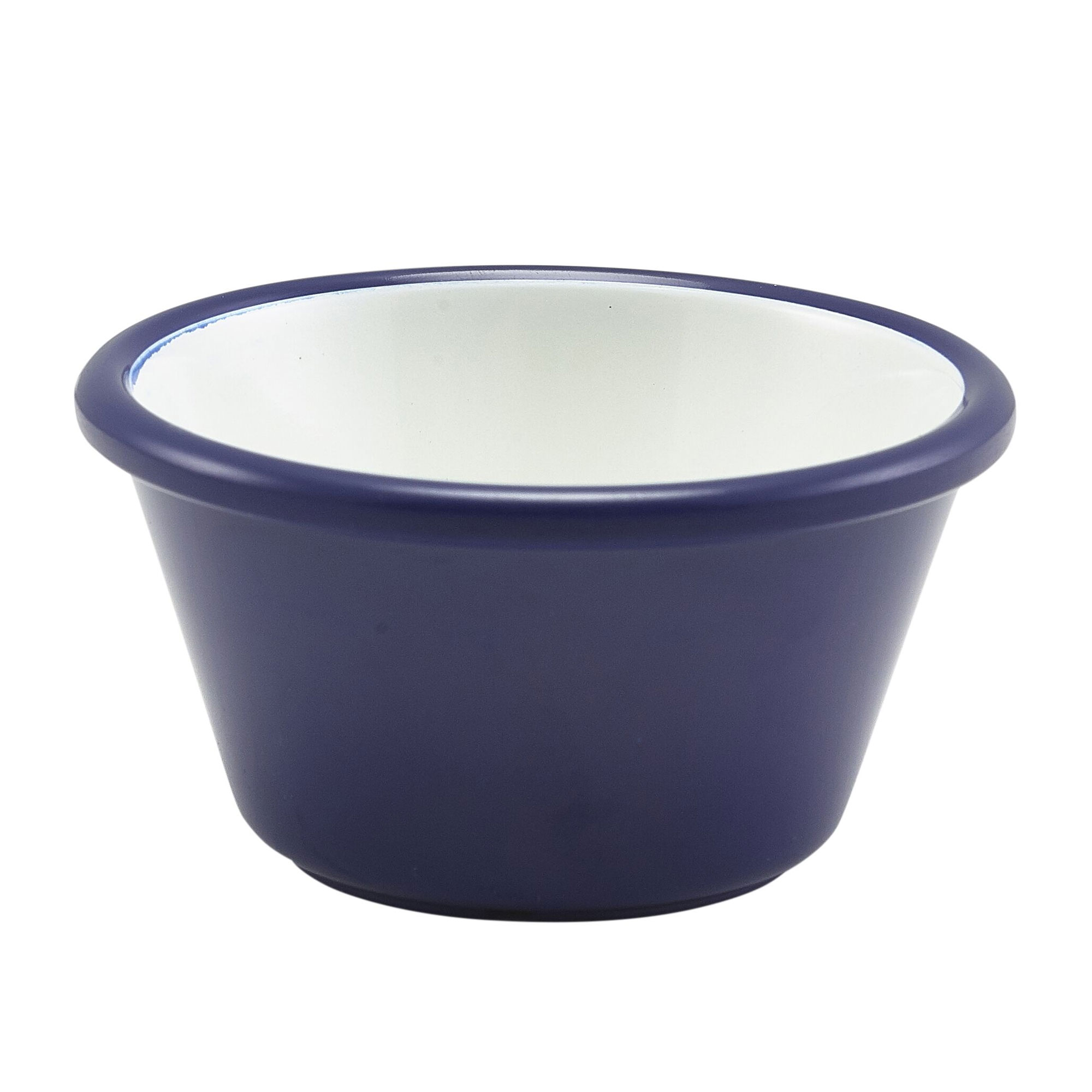 Two Tone Melamine Ramekin Blue & White 2oz / 59ml