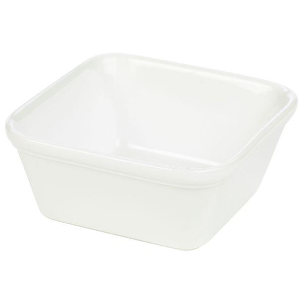 Genware Porcelain Square Pie Dish 4.75inch / 12cm