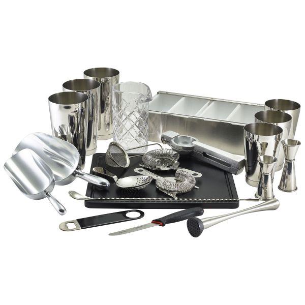 Genware 22 Piece Cocktail Bar Kit