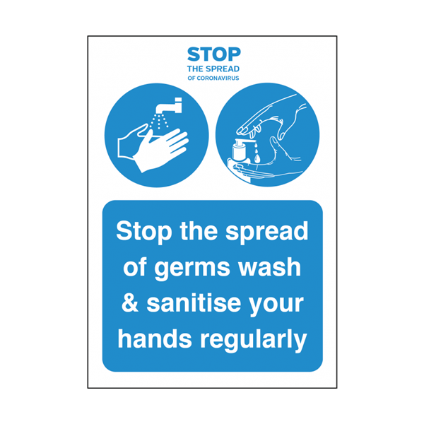 Stop Germs Wash Your Hands