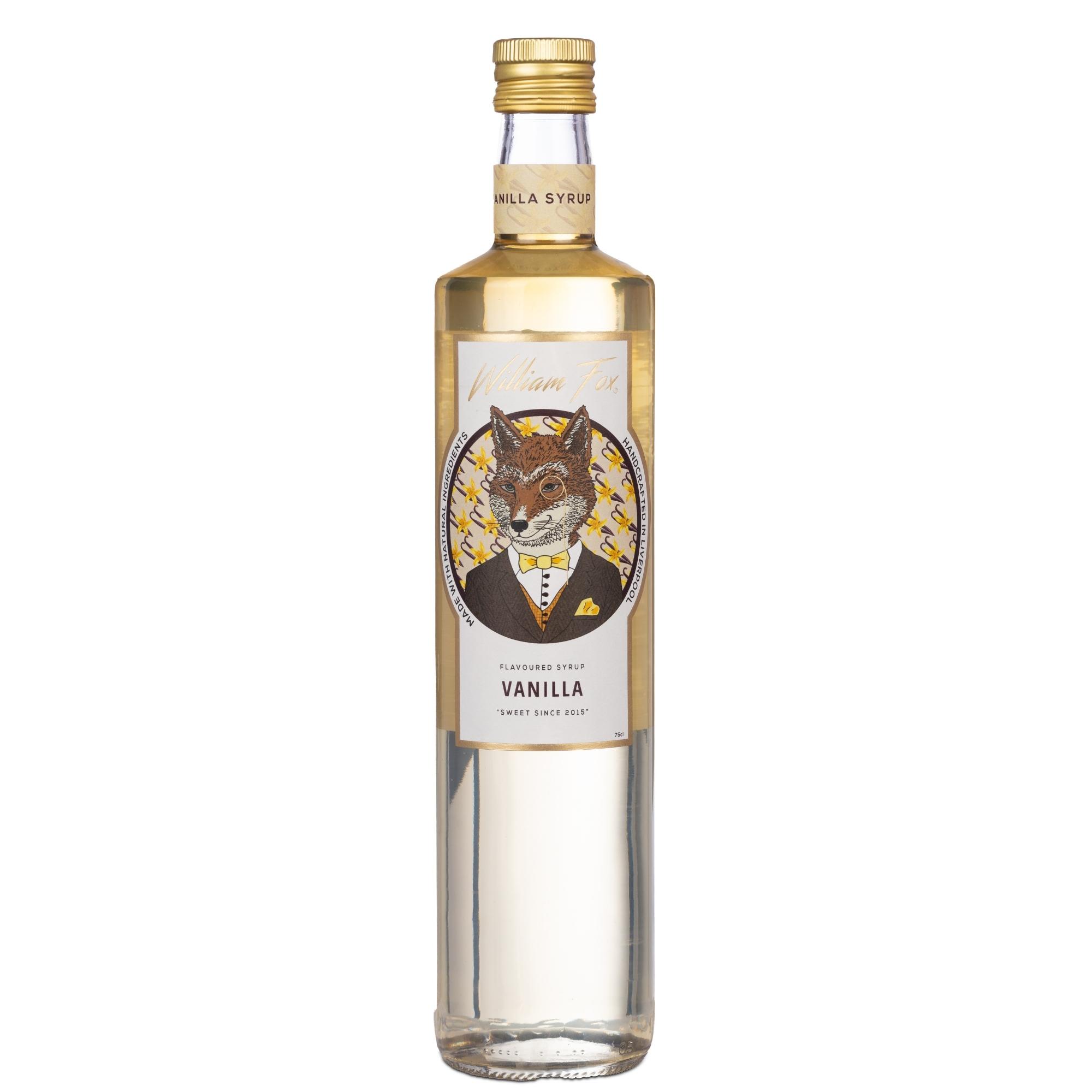William Fox Premium Vanilla Syrup 75cl