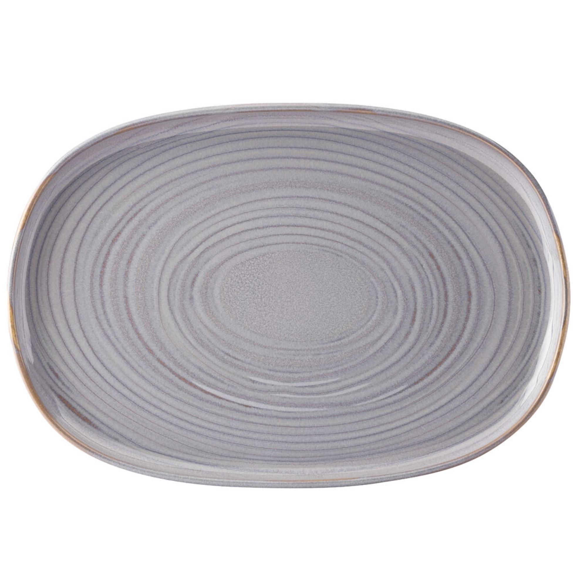 Santo Dark Grey Platter 13inch / 33cm