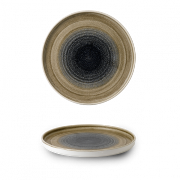 Stonecast Aqueous Bayou Walled Plate 10.25inch