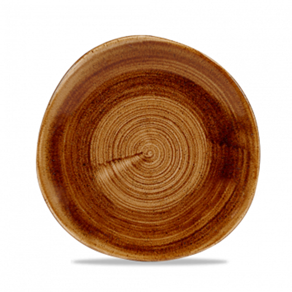 Stonecast Patina Vintage Copper Round Trace Plate 8.25inch