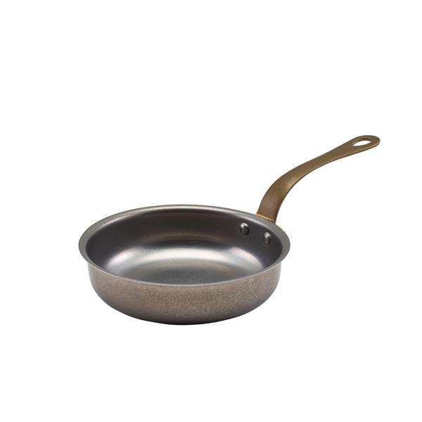 Genware Vintage Steel Mini Fry Pan 13.5 x 3.75cm