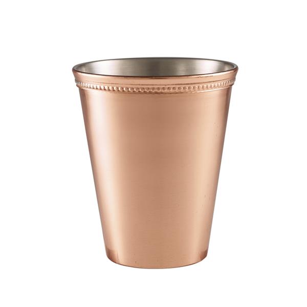 GenWare Beaded Copper Plated Serving Cup 13.4oz / 380ml