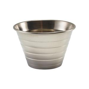 GenWare Stainless Steel Ribbed Ramekin 4oz / 114ml
