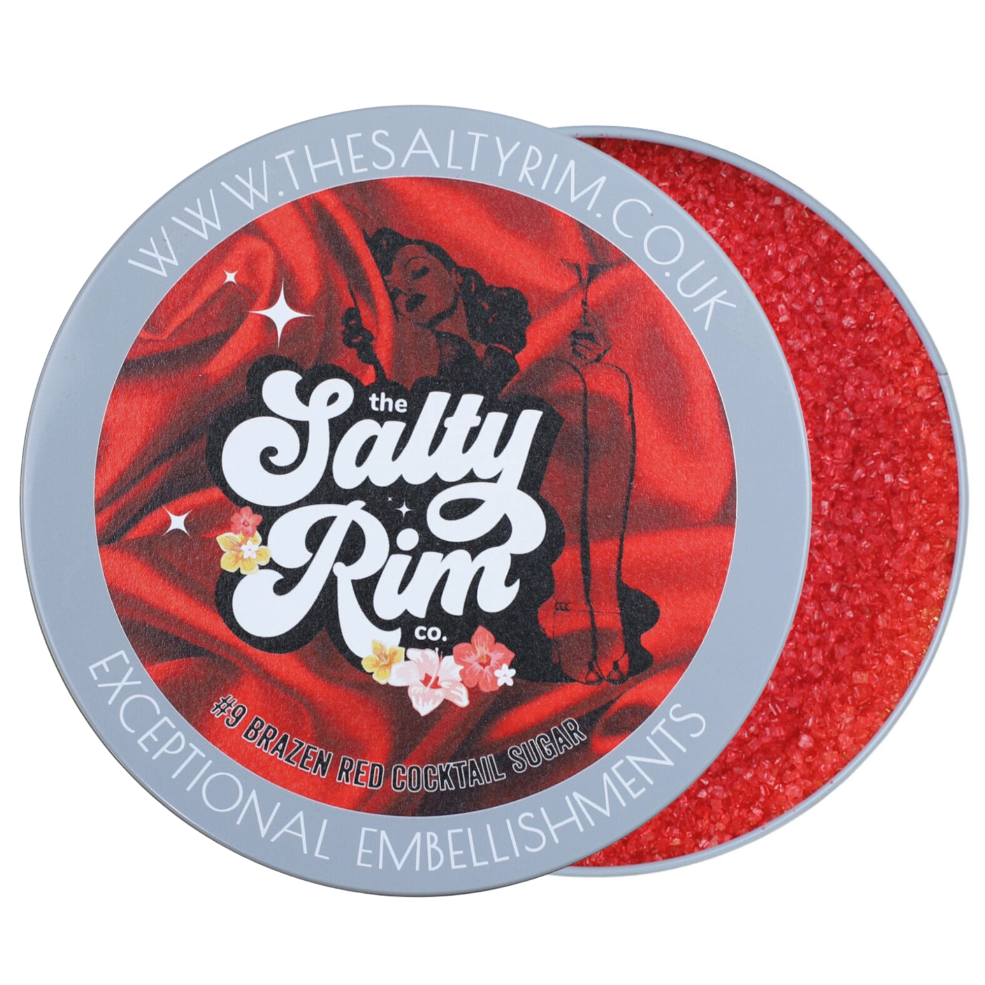 Brazen Red Cocktail Sugar 100g