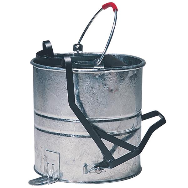 Bucket Galvanised With Roller 10ltr