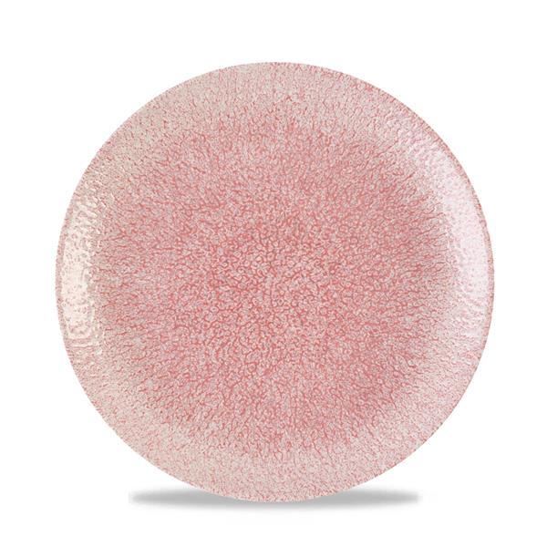 Studio Prints Raku Rose Quartz Pink Couple Plate 8.66inch / 21.7cm