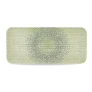 Harvest Grain Speckled Green Rectangular Plate 13.625inch x 6.25inch ...