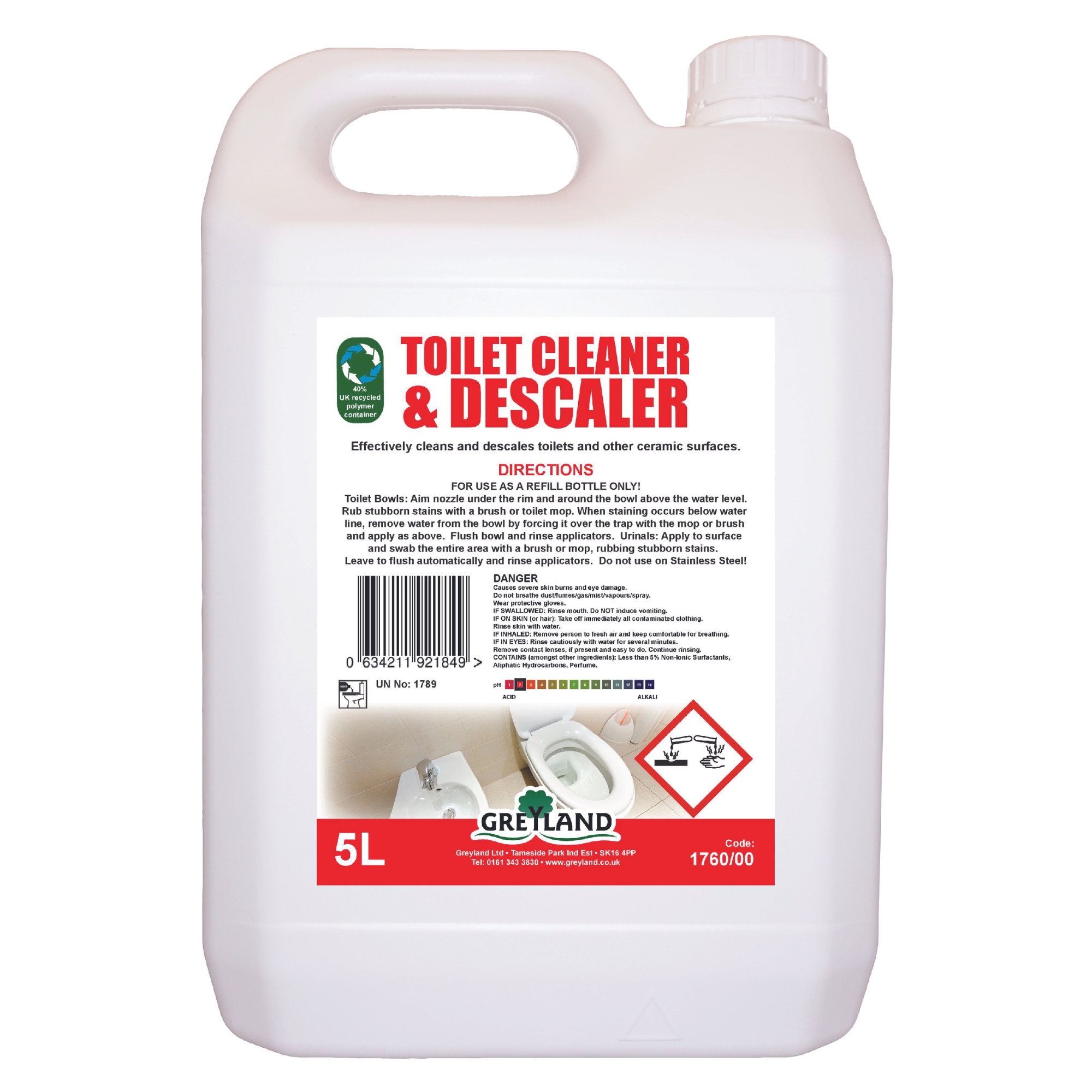 Toilet Cleaner & Descaler 5ltr