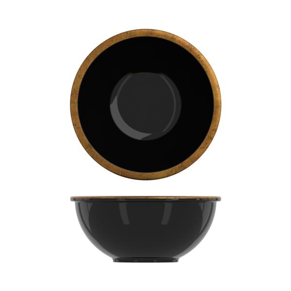 Copper/Black Utah Melamine Bowl 20 x 8.5cm