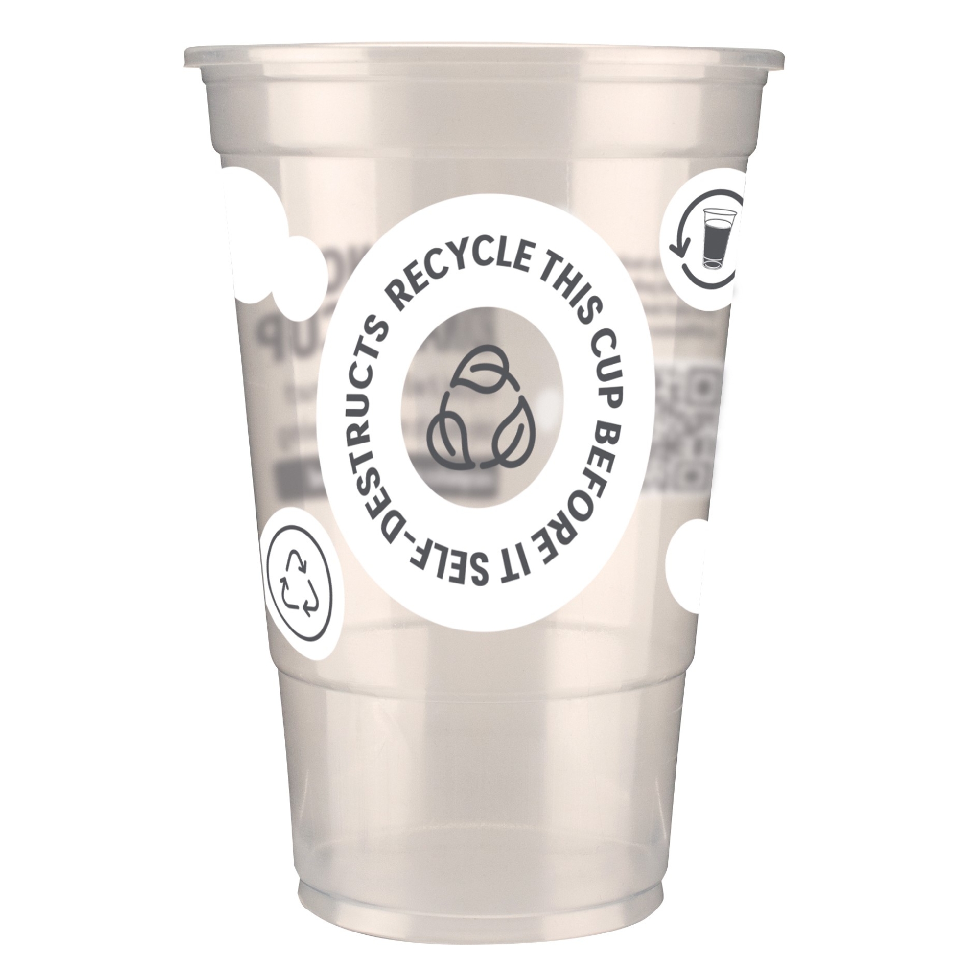 TwoInOne Flexy Glass, UKCA & CE Marked 1 Pint to Brim - eGreen Print 568ml