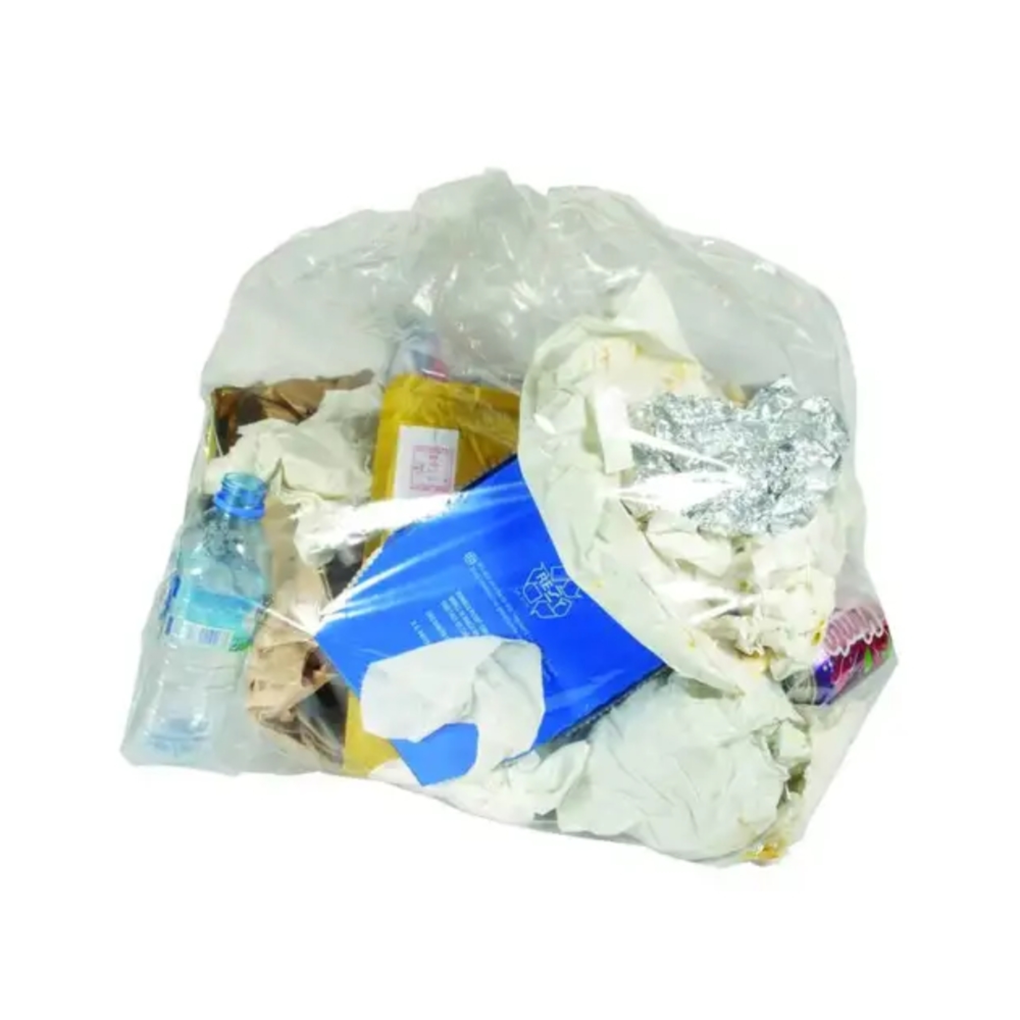 Clear HDPE Refuse Sack 10kg 18 x 29 x 38inch