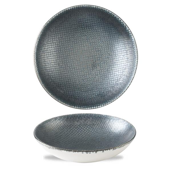 Astro Metallic Blue Evolve Coupe Bowl 9.75inch / 24.75cm