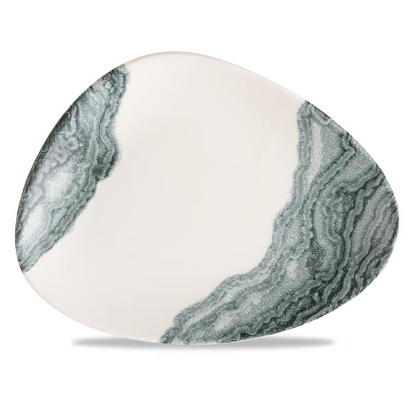 Tide Black Triangle Chefs Plate 10.375 x 8inch / 20.3cm