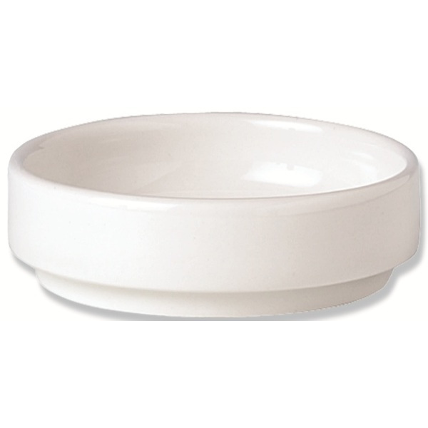 Simplicity White Round Stacking Tray 4inch / 10.25cm