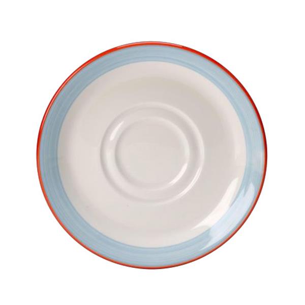 Rio Blue Double Well Saucer 5.75inch / 14.5cm