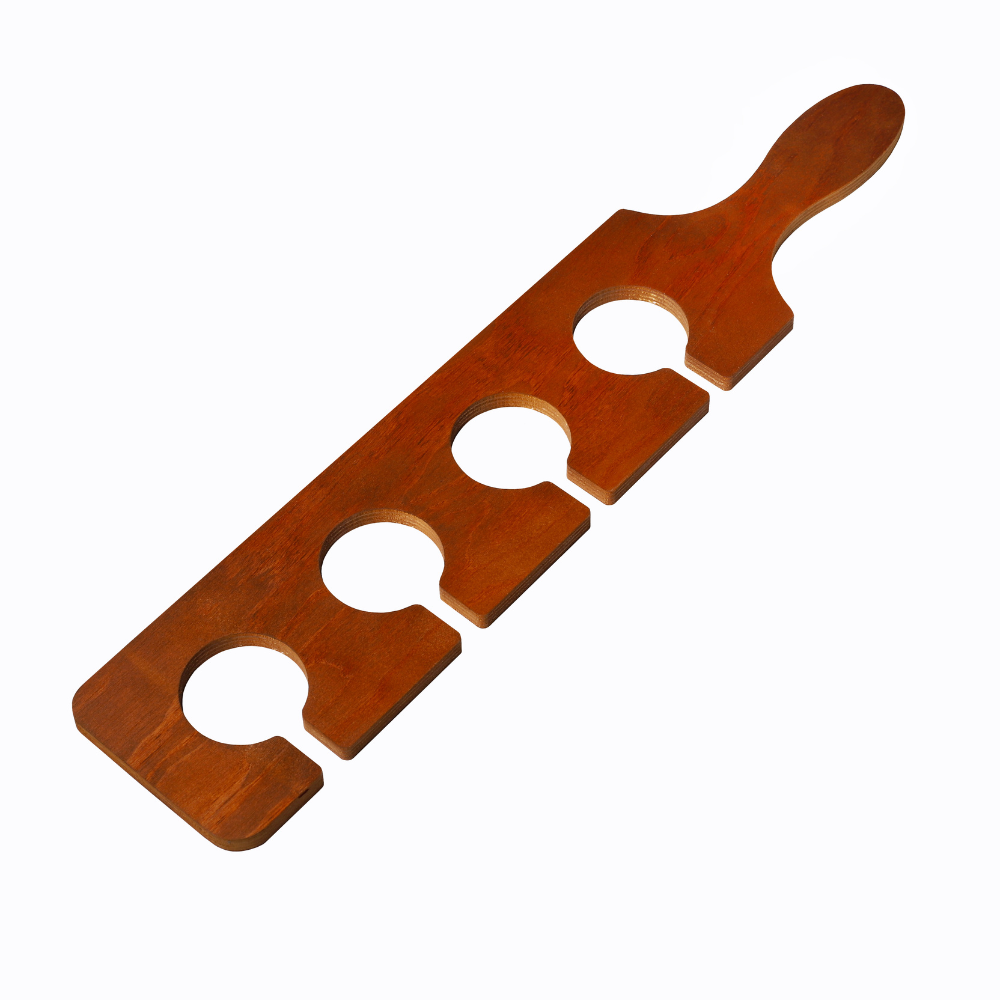 Wooden Cocktail Taster Paddle