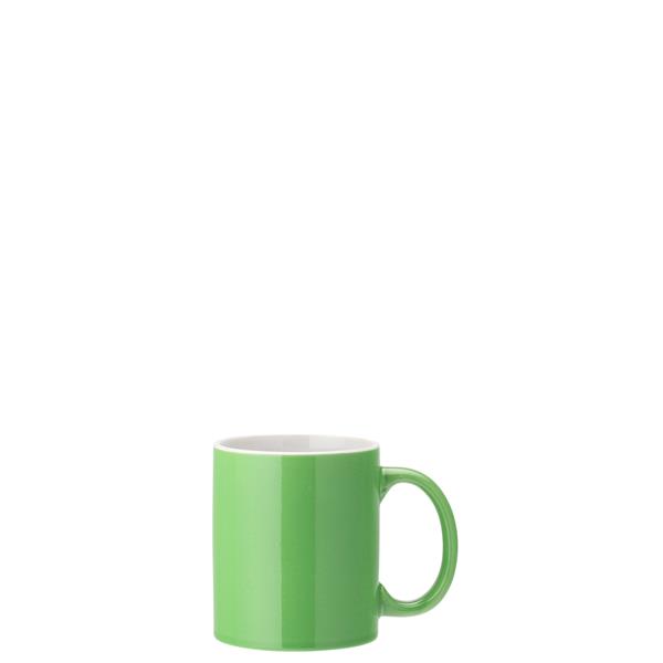 Pure White Straight-Sided Mug Green 12oz / 340ml