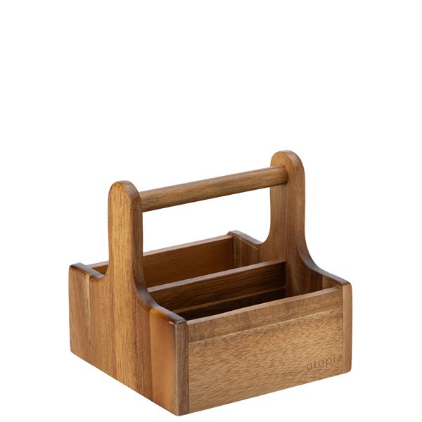 Small Wooden Table Caddy