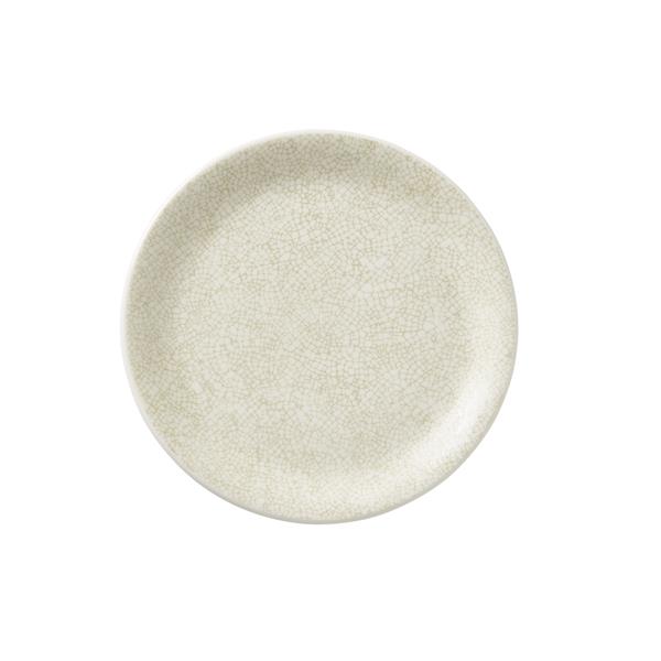 Crackle Taupe Plate Coupe 8inch / 20.25cm