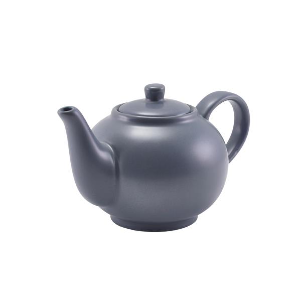 GenWare Porcelain Matt Grey Teapot 15.75oz / 450ml