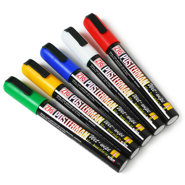 Posterman Liquid Chalk Pens 6mm