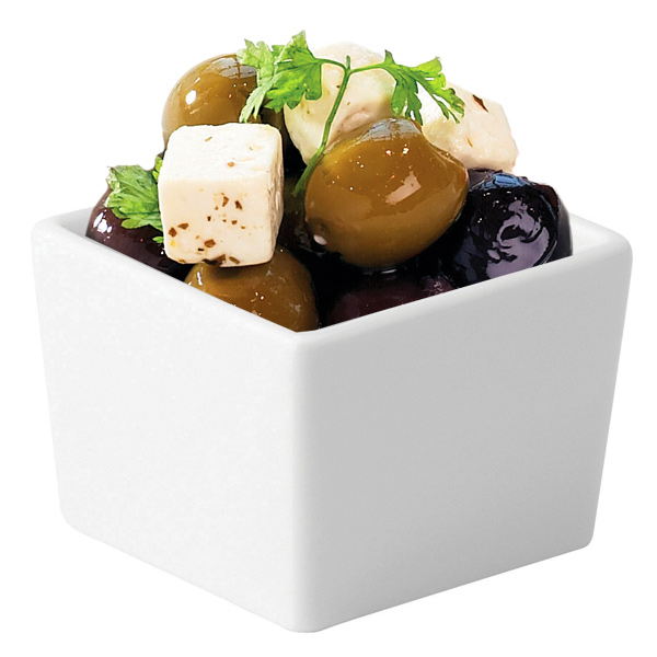 Utopia Anton Black Deep Square Dish 2.5inch / 6.5cm