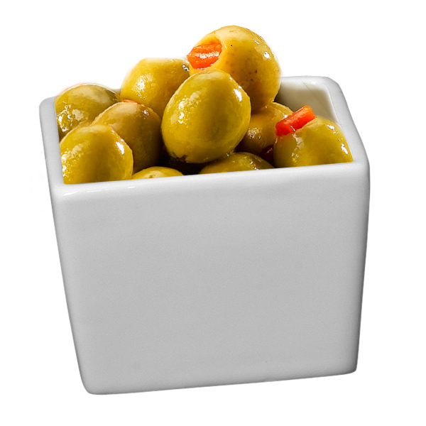 Genware Deep Square Dish 6.4cm