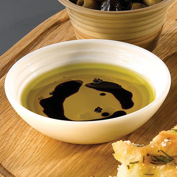 Churchill Bit on the Side Ripple Dip Dish White 5oz / 140ml